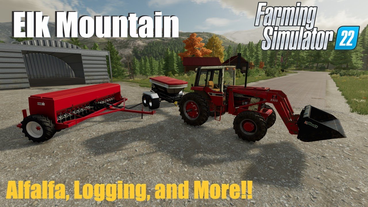 Alfalfa, Logging, and More!! | Elk Mountain Live | Farming Simulator 22 ...