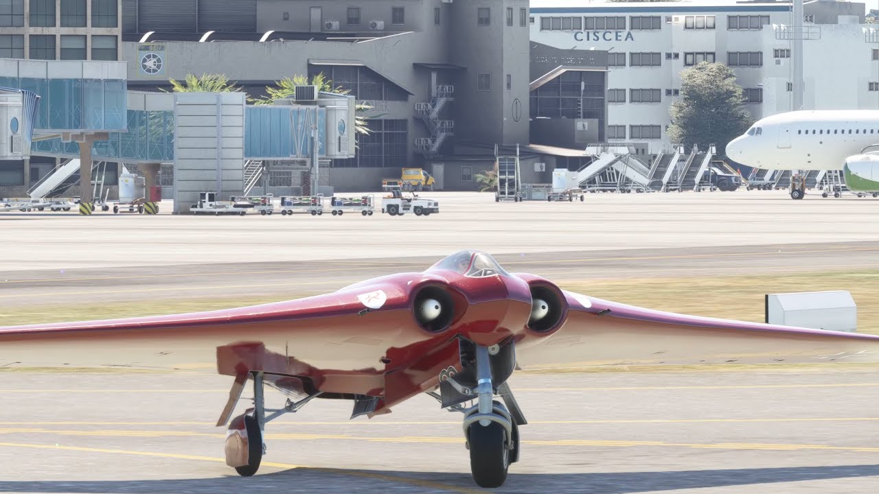 Legendary Horten Ho 229 Fighter Jet Test Flight from Rio de Janeiro ...