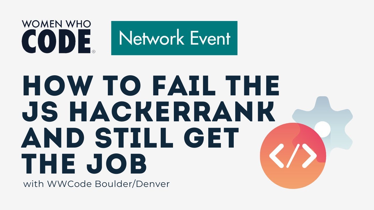How to Fail the JS HackerRank and Still Get the Job - YouTube