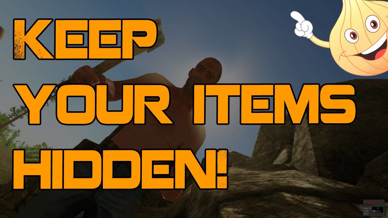 Rust: The Best Way To Hide Your Items! - YouTube