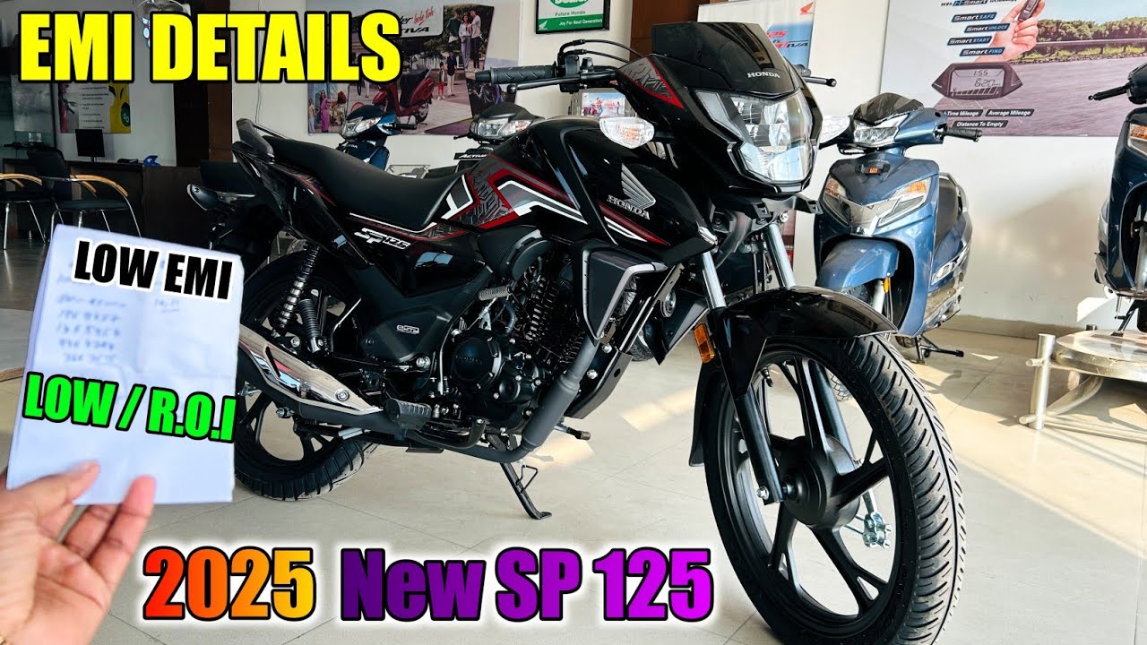 Honda SP 125 New Model 🔥 EMI 💰Loan Details | Honda SP 125 New Model ...