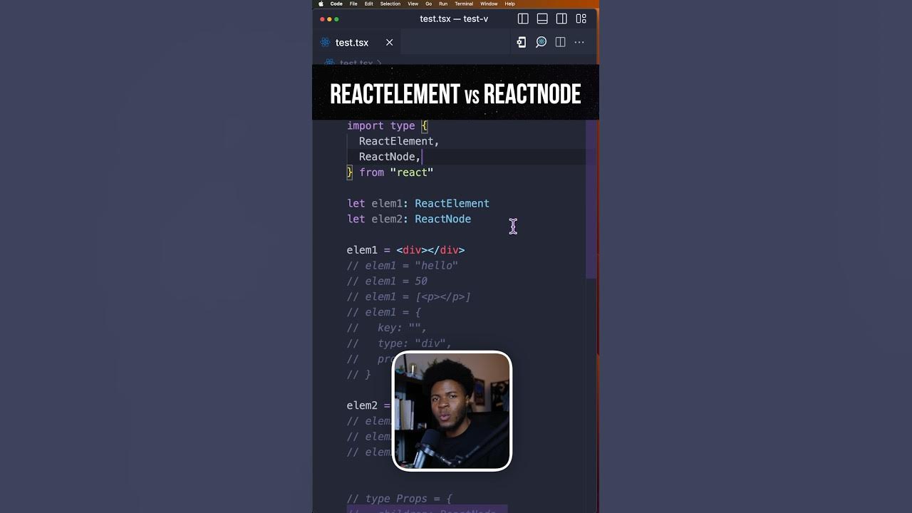 Reactelement Vs Reactnode Typescript Shorts Youtube