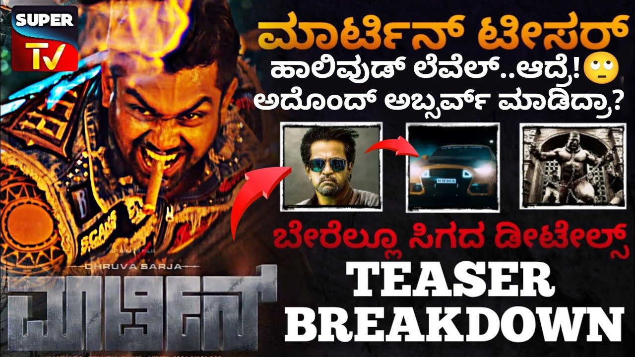 Martin Kannada movie Teaser Review l ಮಾರ್ಟಿನ್..ಅಬ್ಬಾ..ಒಂದು ಟೀಸರ್-ನೂರು ...