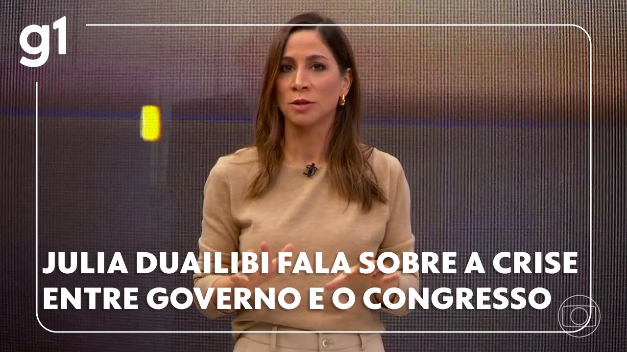 Julia Duailibi fala sobre a crise entre o governo e o Congreso - YouTube