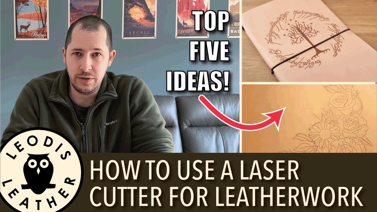 How To Use a Laser Cutter and Engraver for Leatherwork - YouTube
