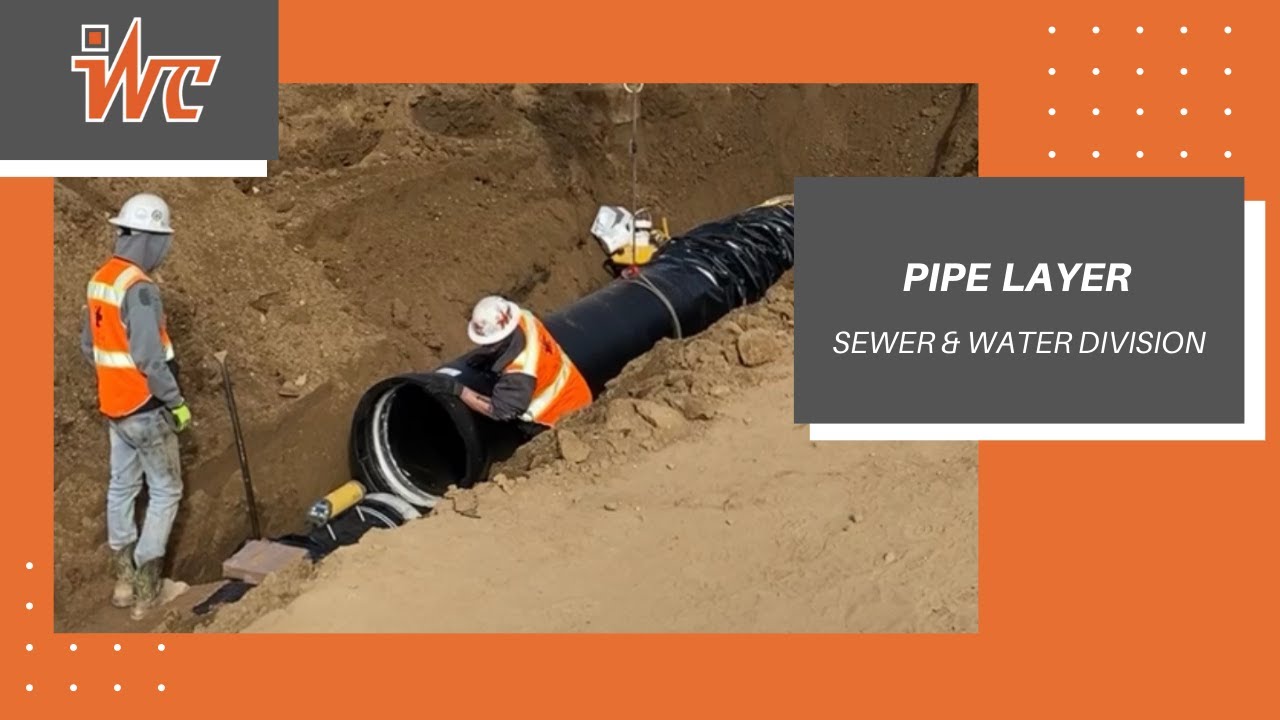 PIPE LAYER – SEWER/WATER - YouTube