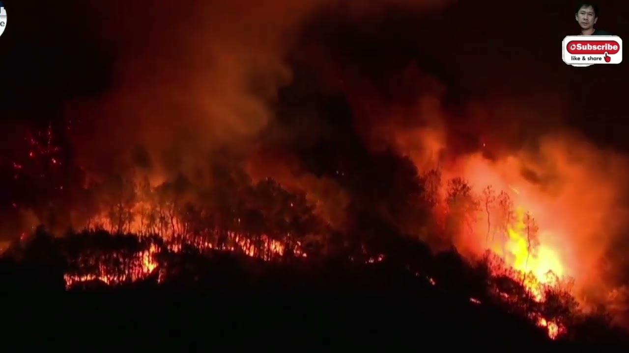 FIRE FIGHTERS | China Wildfires: flames put out in Chongqing, - YouTube
