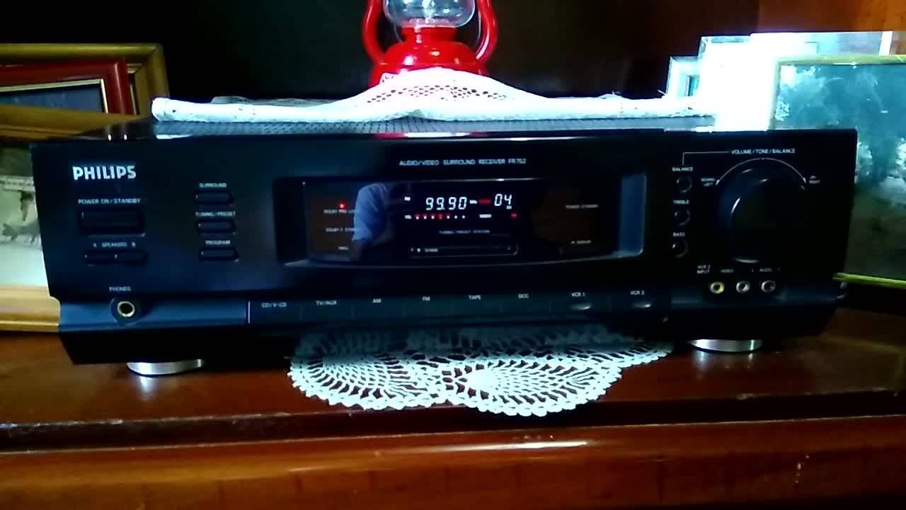 Receiver Philips FR 752 Manutenção e funcionamento. - YouTube