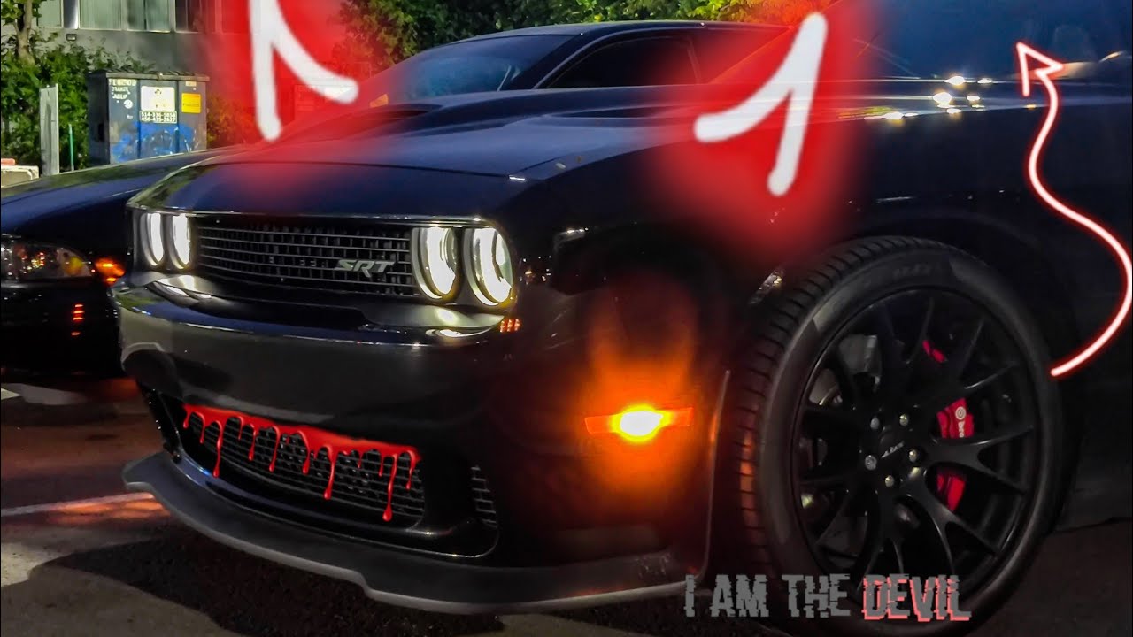 Dodge Challenger Hellcat : la voiture du Demon 😈🔥 - YouTube