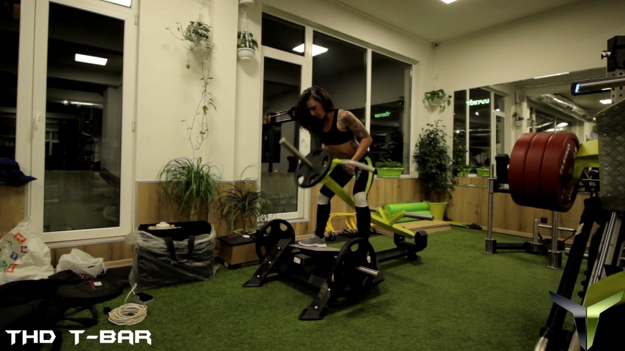 TITAN FITNESS - THD T-Bar - YouTube