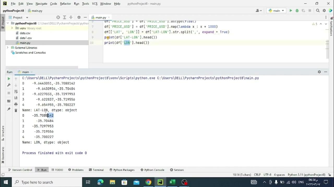 simple Pandas data cleaning project in python | شرح عربي - YouTube
