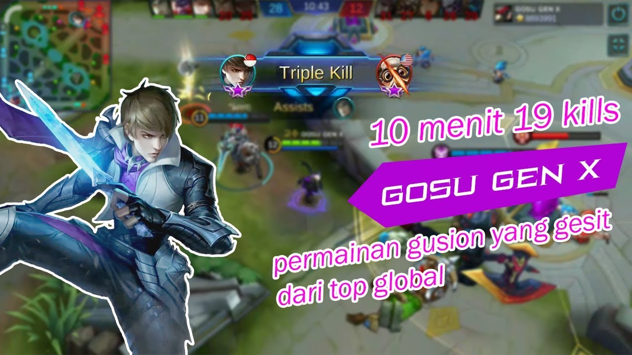 Top Global Gusion Gosu Gen X - YouTube