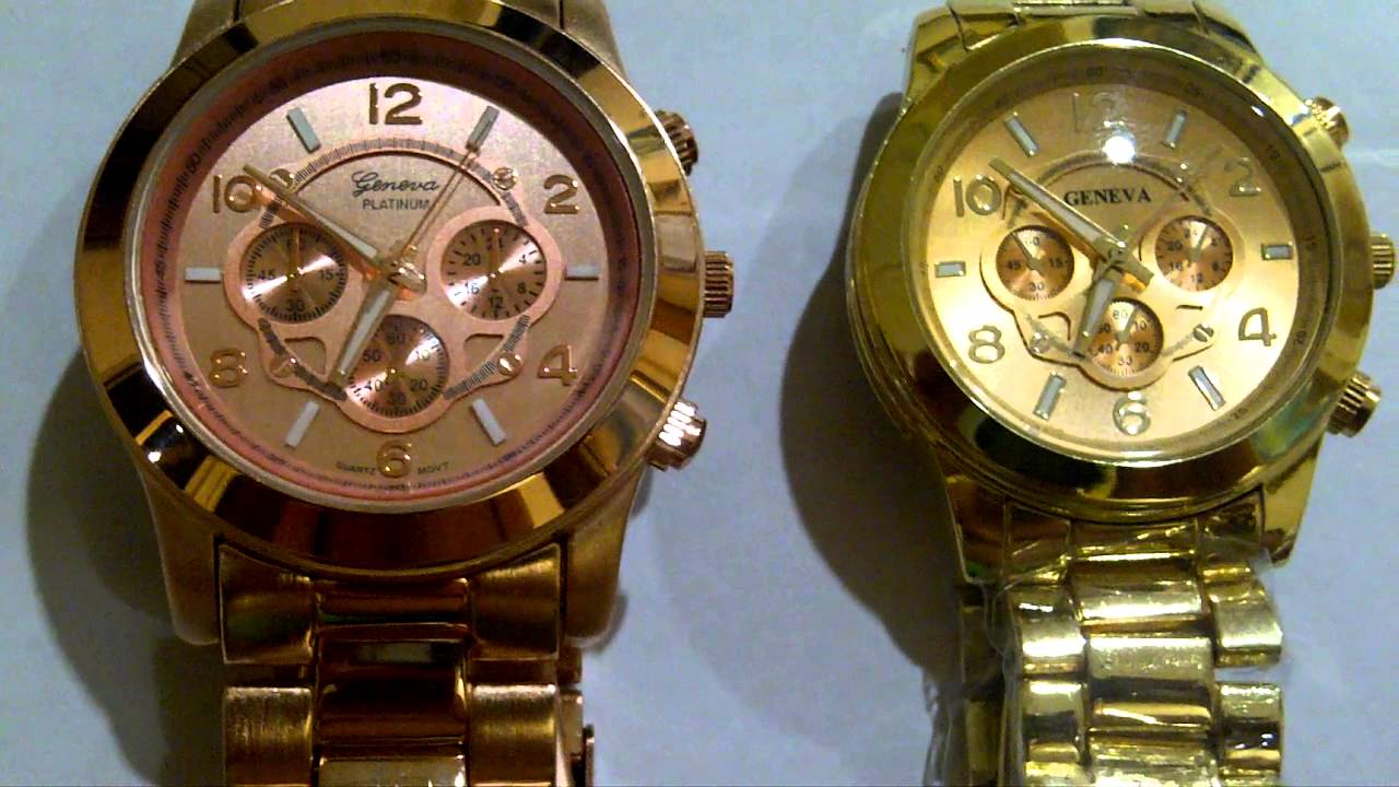 Reloj Geneva Platinum 9158 - YouTube