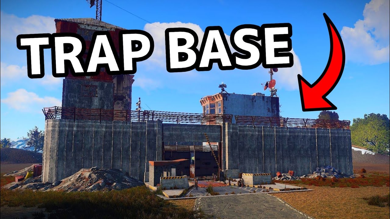 I Turned Outpost into a Trap Base - Rust - YouTube