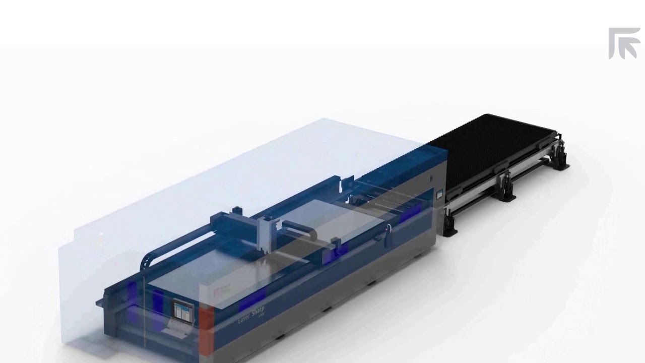 Prima-Power® Laser Sharp 2060 animation - YouTube