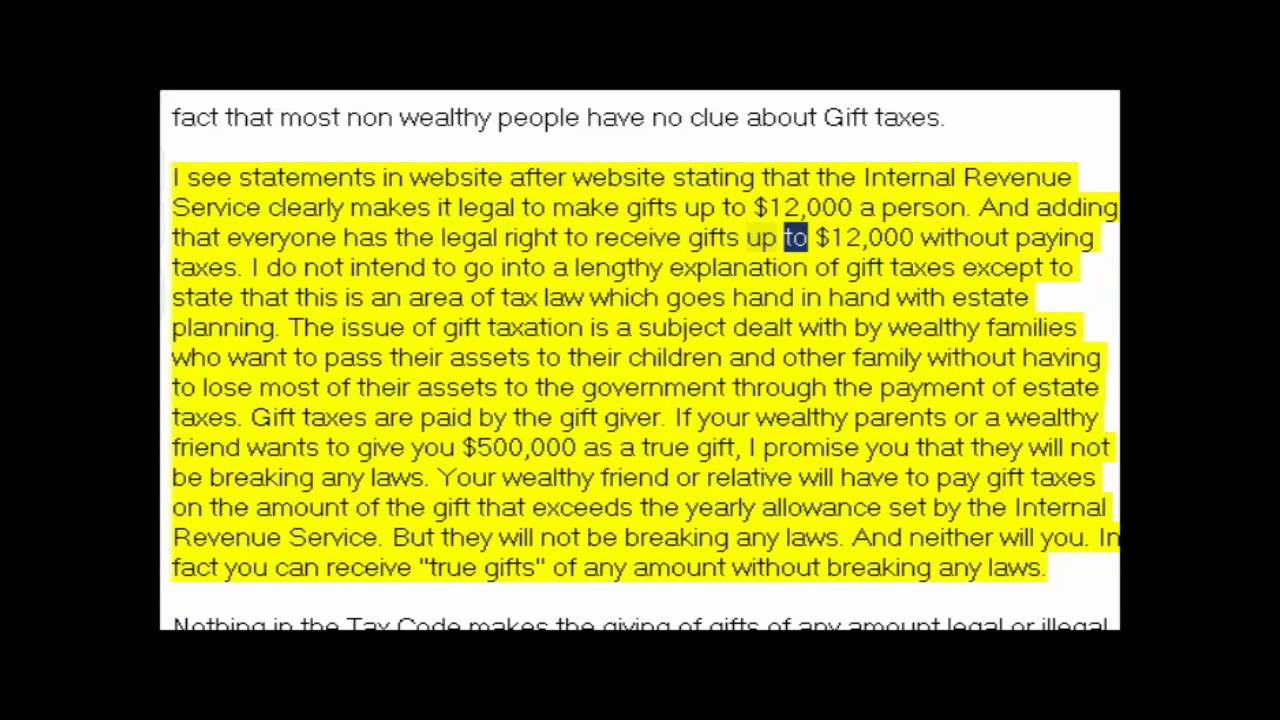 Cash Gifting Legal Retired Attorney s Views YouTube cash-gifting-legal-retired-attorney-s-views-youtube