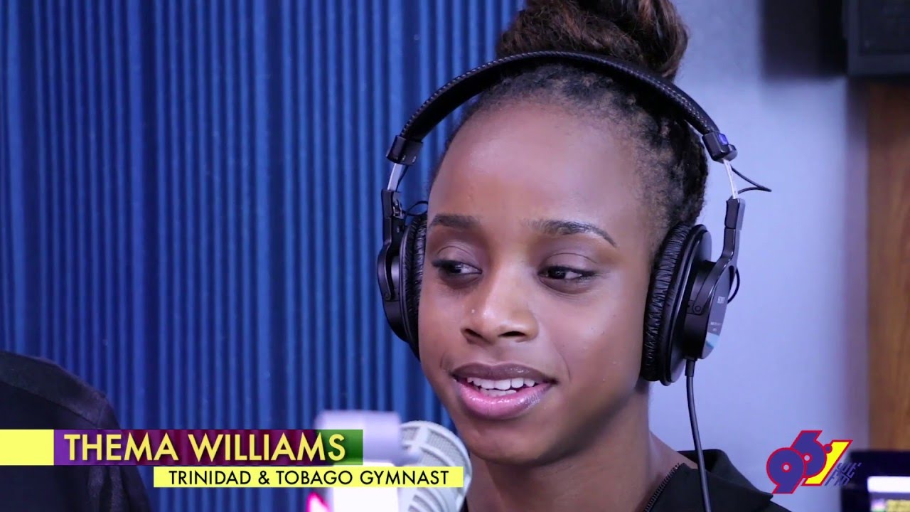 T&T Gymnast, Thema Williams On The Breakfast Party Pt.1 - YouTube