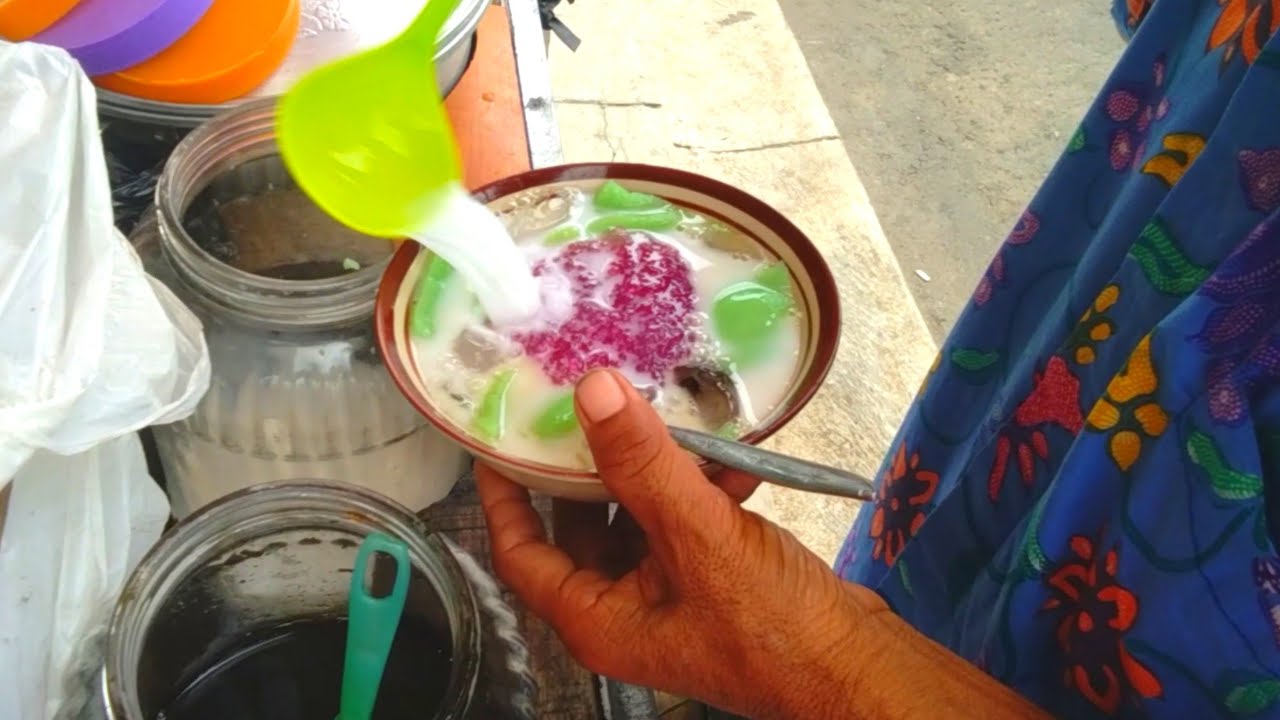 SATU PORSINYA CUMA 5 RIBU..!!! JUALAN UDAH 27 TAHUN ES BUBUR SUM-SUM ...