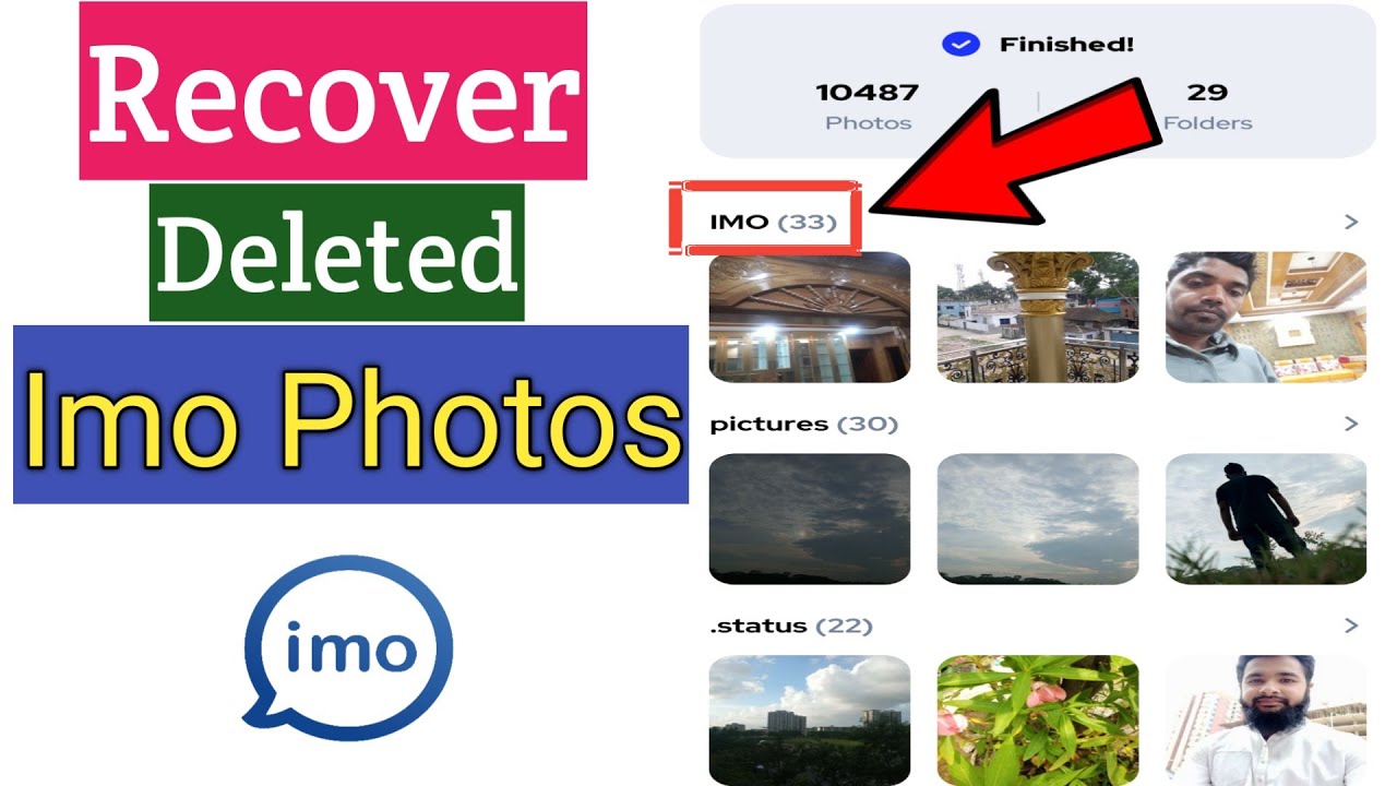 How To Recover Deleted Imo Photos | Restore Deleted Imo Photos - YouTube