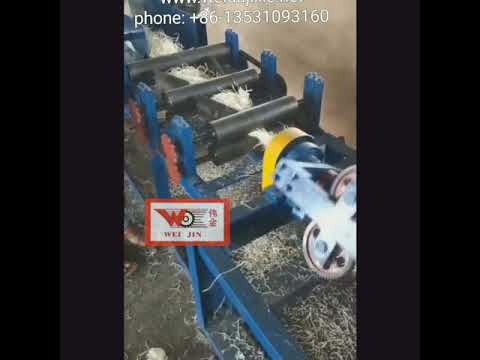 Wood wool rope twisting machine - YouTube