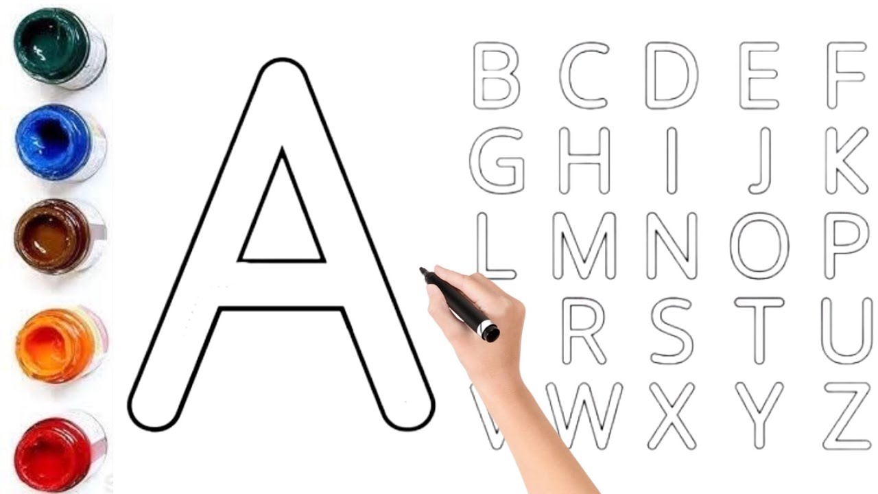 "Creative Fun: Learn to Draw & Paint Alphabet Letters A to Z for Kids ...