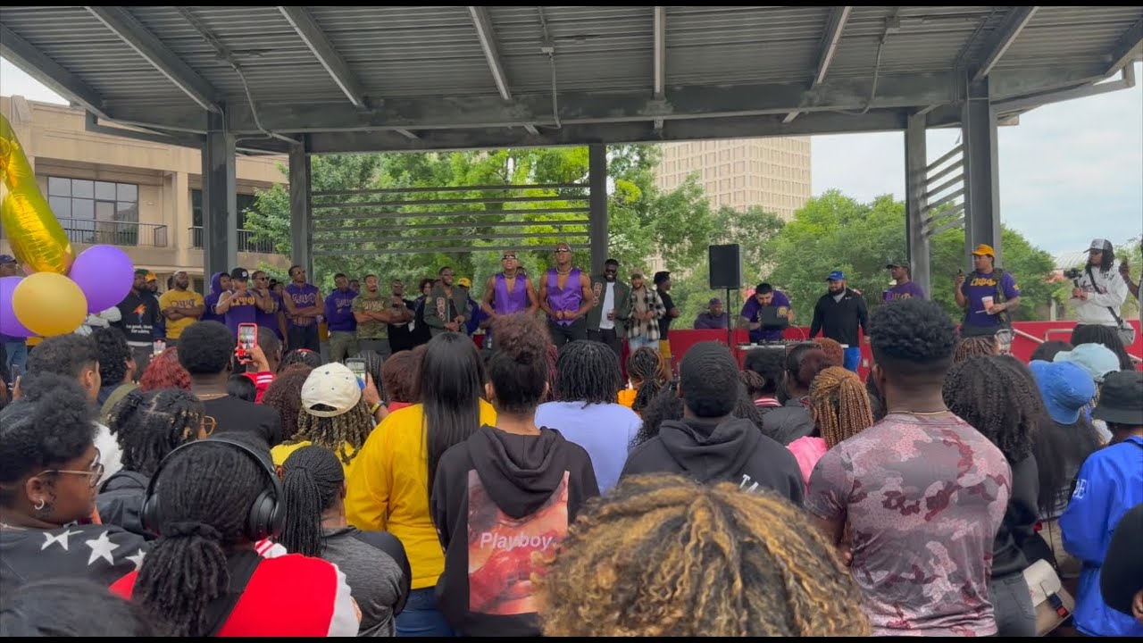 Omega Psi Phi Probate 😈⚡️(Que Theta) Spr. 23 Vlog || University of Houston - YouTube