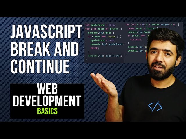 Javascript Break And Continue Web Development Basics Urduhindi 7093