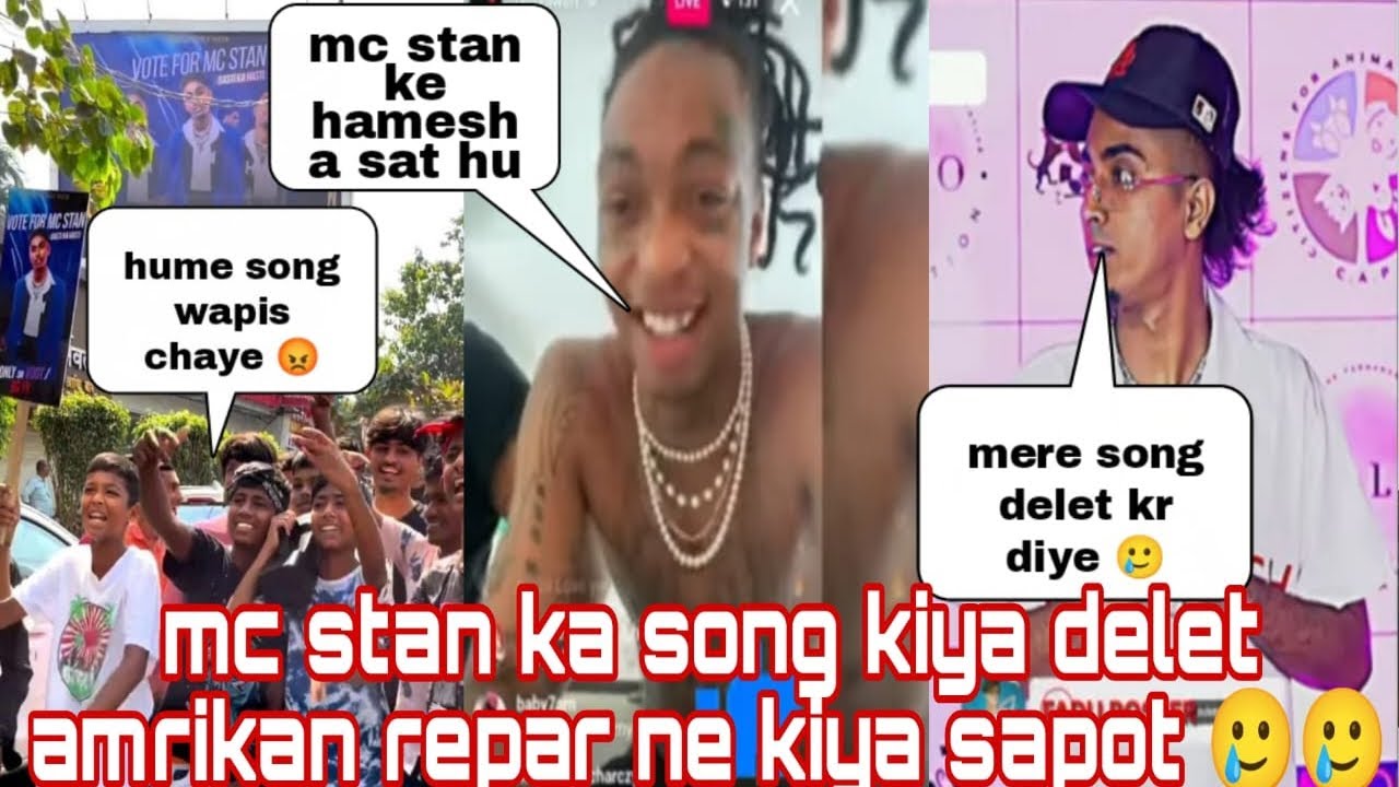 mc Stan ka Song hata Diya Gaya Spotify se 🤬// mc Stan ko Mila Reaction ...