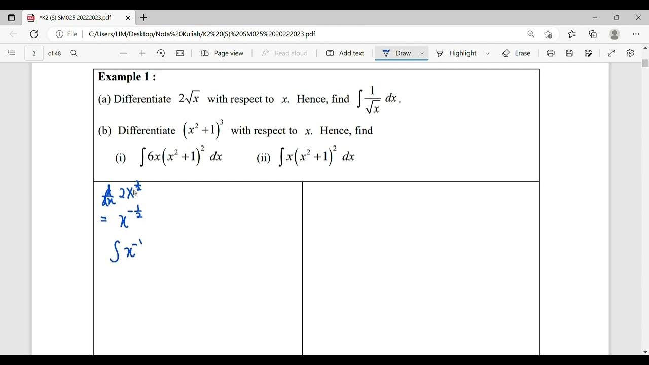 n2-1-e1a-anti-derivative-for-1-sqrt-x-youtube