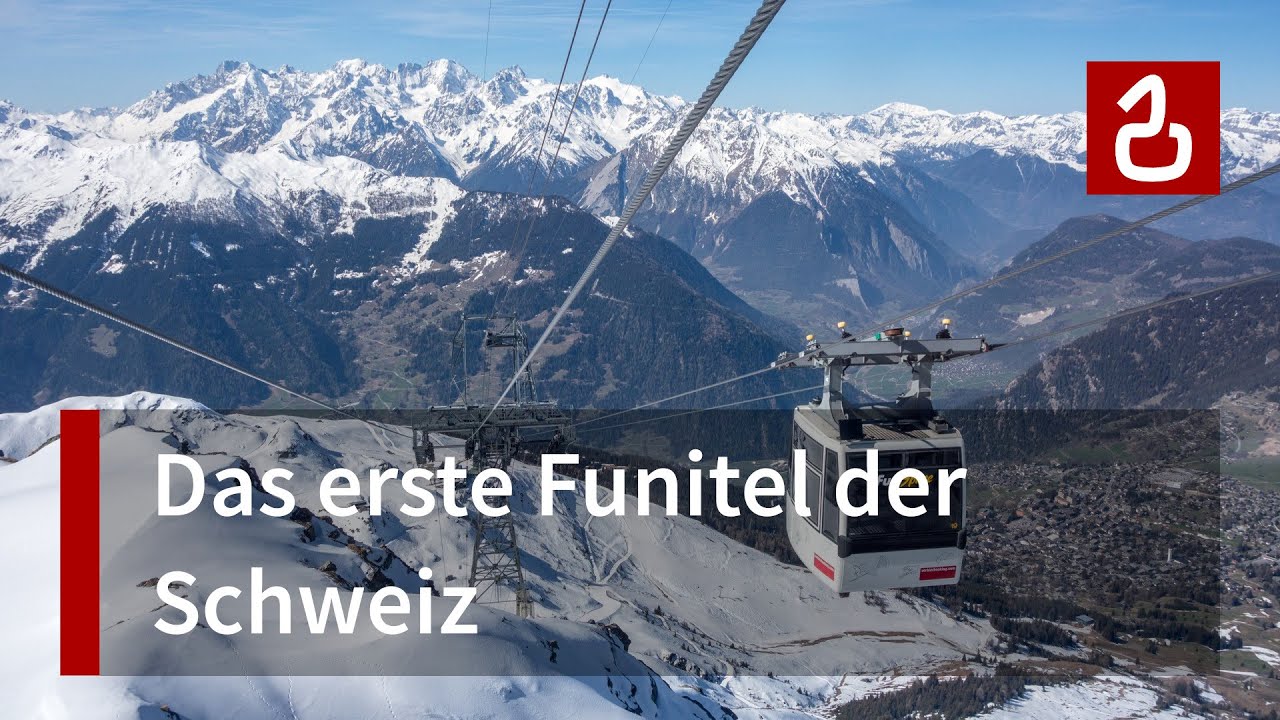 «Funispace» Ruinettes - Attelas (Verbier - Les 4 Vallées) - YouTube