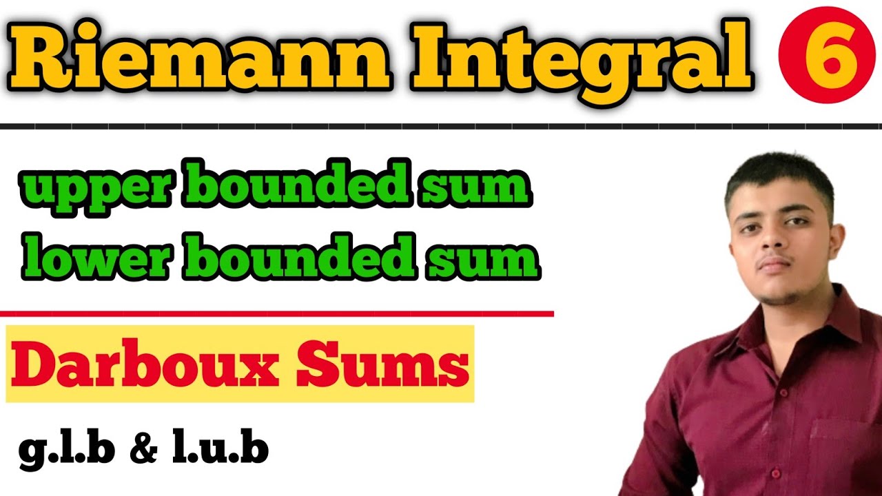 Riemann Integral questions| Riemann Integral Real analysis lec 6 - YouTube