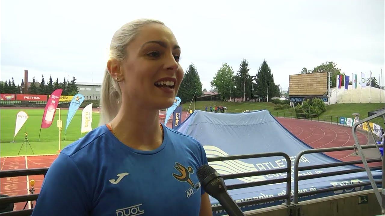 Atletski pokal Slovenije za člane in članice (Ljubljana) / Kaja Debevec - YouTube