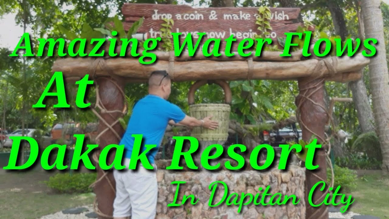 Amazing water flows at dakak resort in dapitan city - YouTube