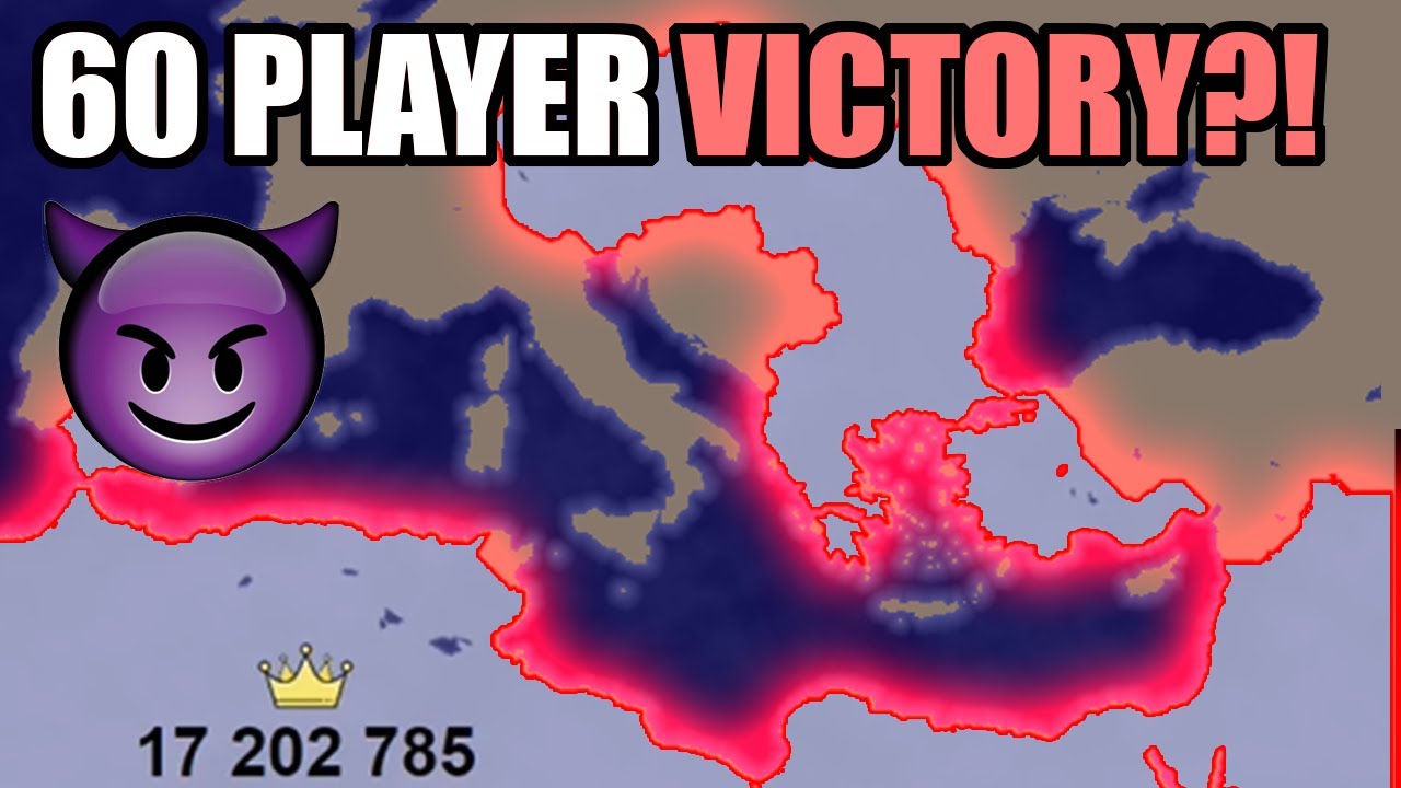 Winning a 60 PLAYER MATCH as the GIGACHAD LIFTOCRACY in TERRITORIAL.IO ...