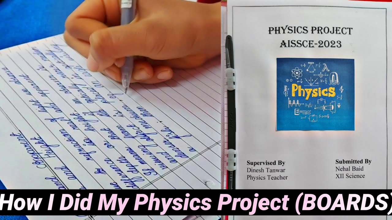 How to Class 12 Physics Board Project | PDF, Tips CBSE 12th Grader ...