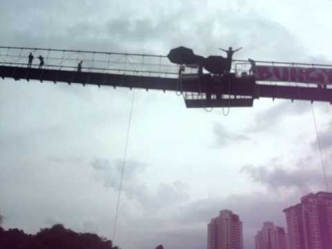 Shmail's First Bungee Jump (KL, Feb 23, 2011)