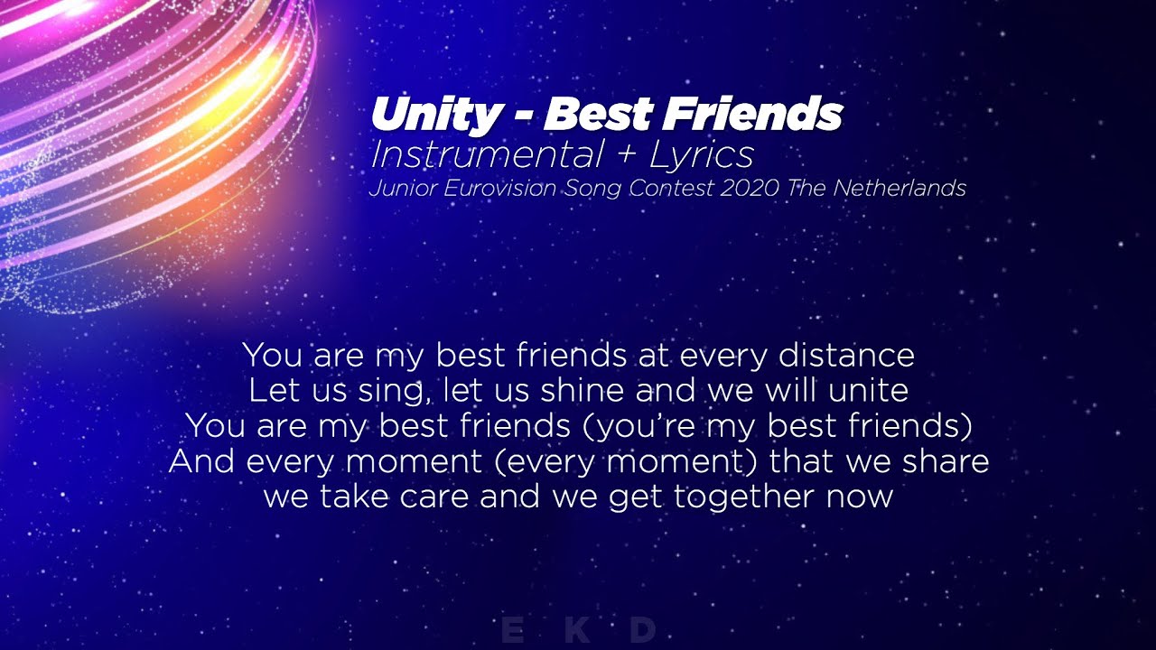 Unity - Best Friends (Official Instrumental + Lyrics) | Junior ...