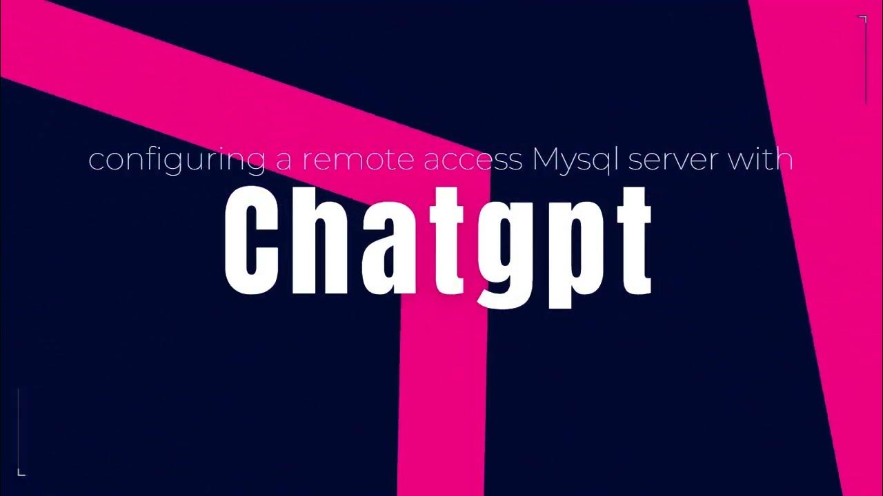 How to Configuring a Remote Access MYSQL Server - YouTube