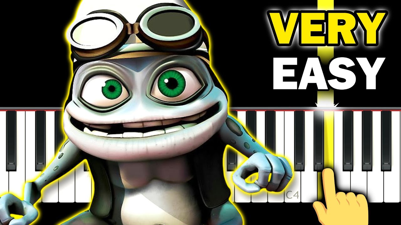 Crazy Frog - Axel F - VERY EASY Piano tutorial - YouTube