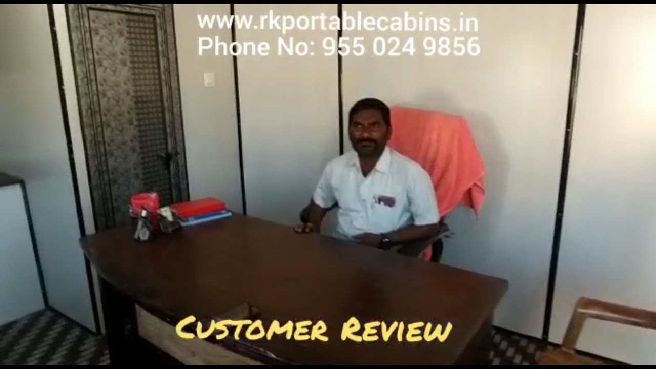 Customers Review 10x15 Office Cabin - YouTube