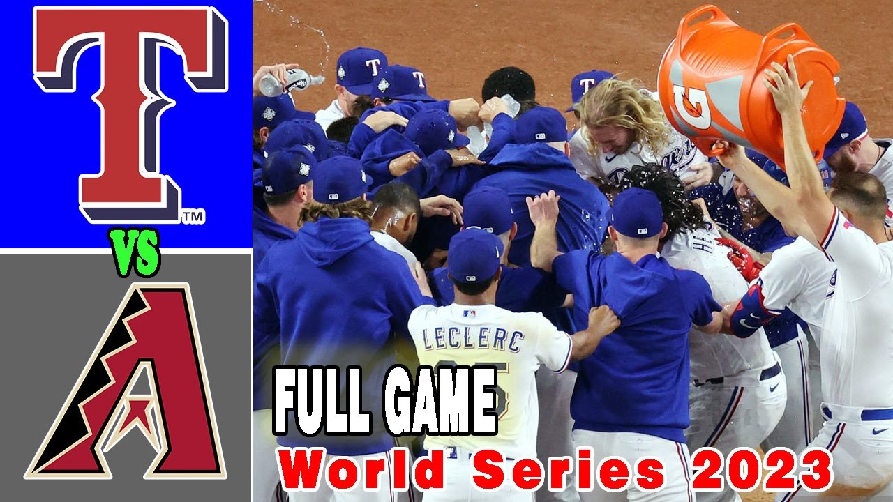 Rangers Vs. D-backs FULL GAME [EXTRATIME] World Series 2023 (10/27/22 ...