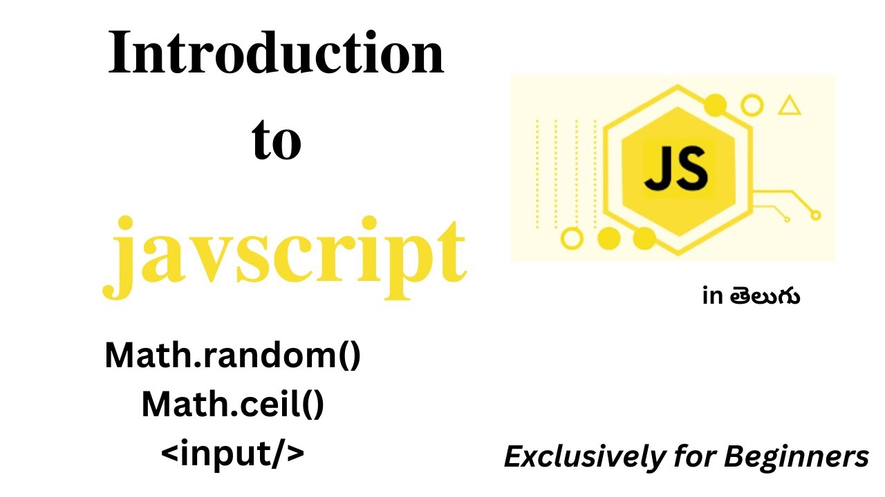 Javascript For Beginners In Telugu Tutorial 7 Javascript Code 4054