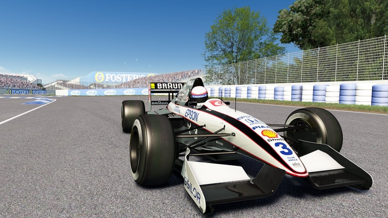 Assetto Corsa F1 1991 Tyrrell 020 at Adelaide (S. Nakajima) hotlap ...