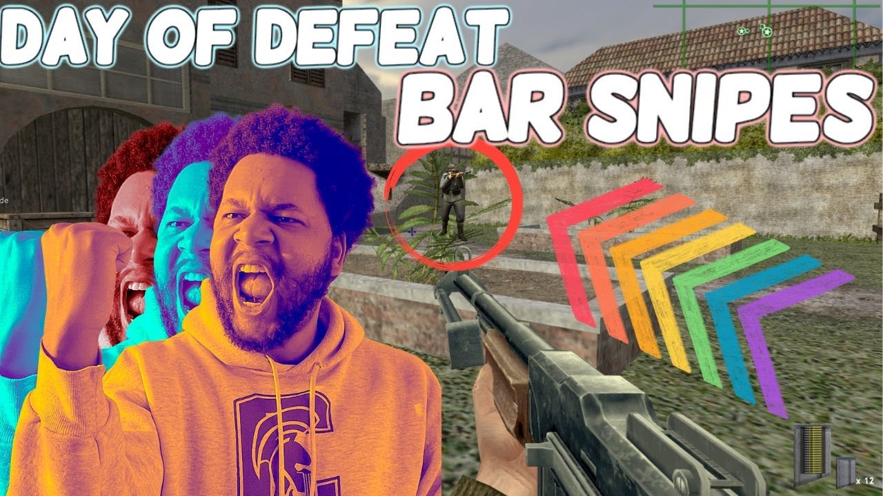 BAR SNIPES ONLY! Day of Defeat Professional Gameplay! - YouTube