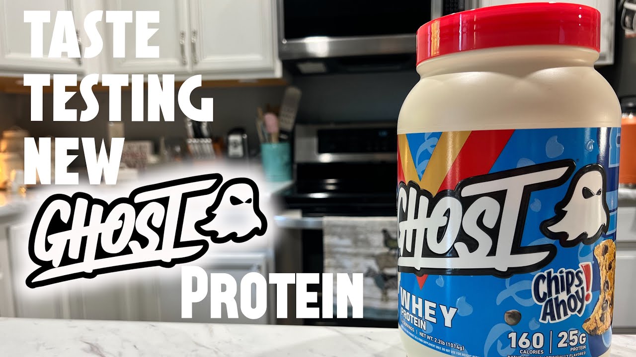 Tasting the NEW Ghost Chips Ahoy Protein Powder - YouTube