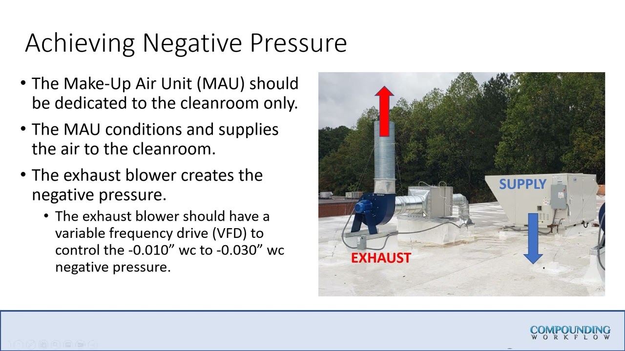 Achieving Negative Pressure in the Compounding Cleanroom - YouTube