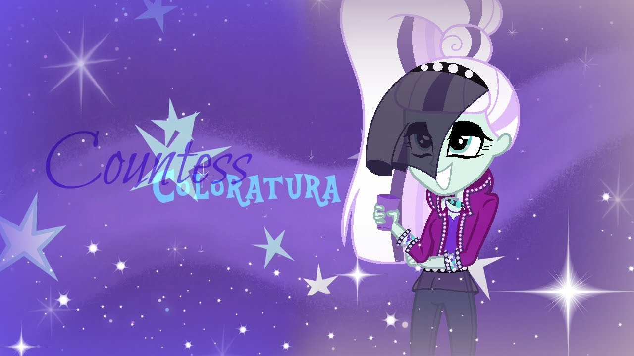 MLP Speedpaint - Countess Coloratura EqG - YouTube
