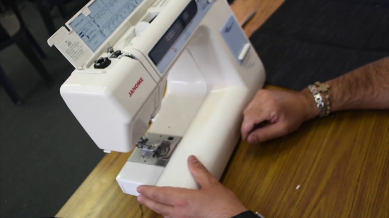 4 threading the machine - YouTube