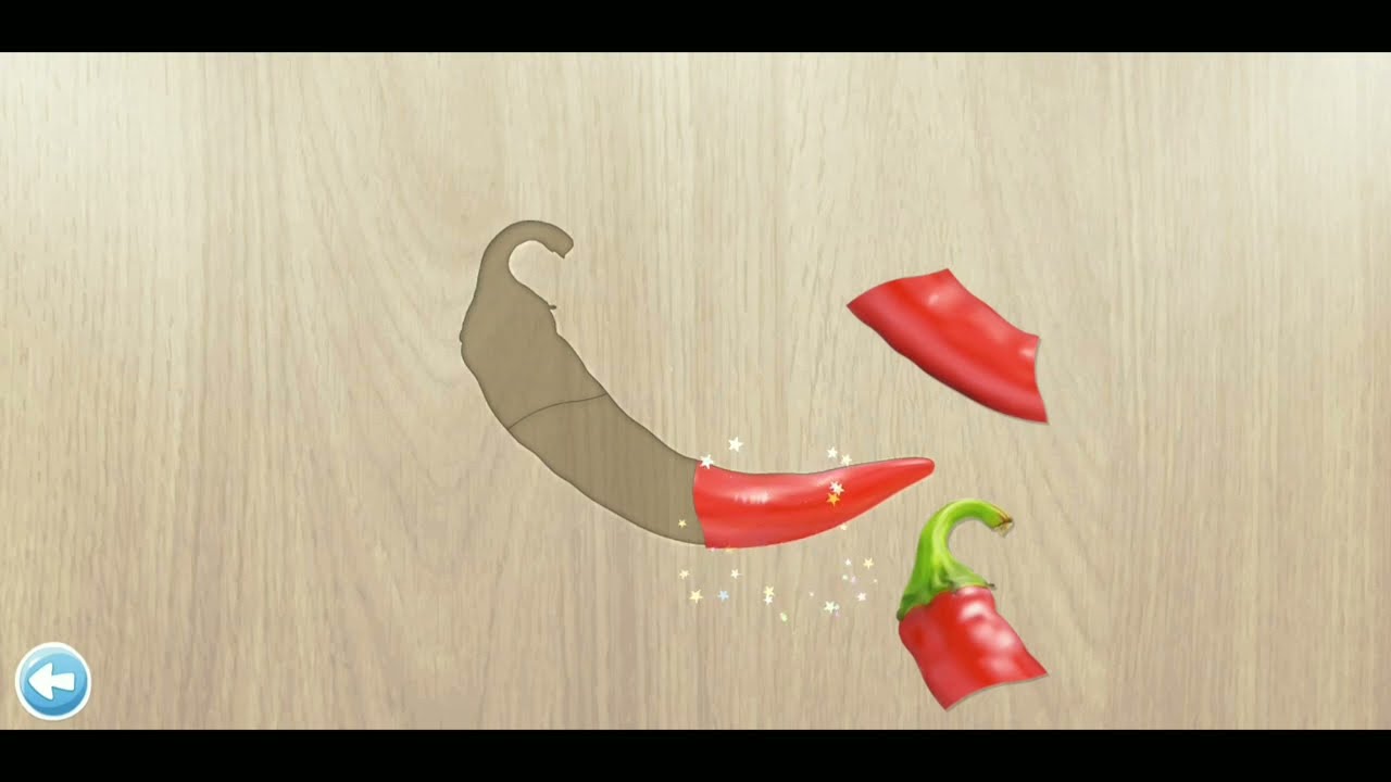 🌶 Chili Pepper Puzzle 🧩 with Spoken Food Name - 384 Puzzles for Kids ...