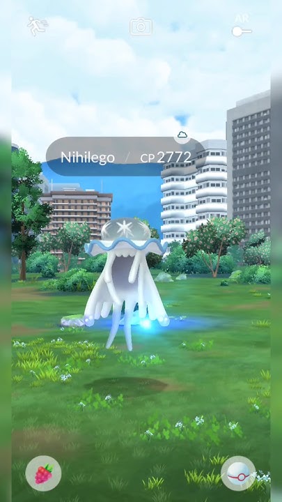 Got my first Nihilego 💥in Raids #raids #ultrabeast #pokemongo #pokemon #shorts #raid #viral ...
